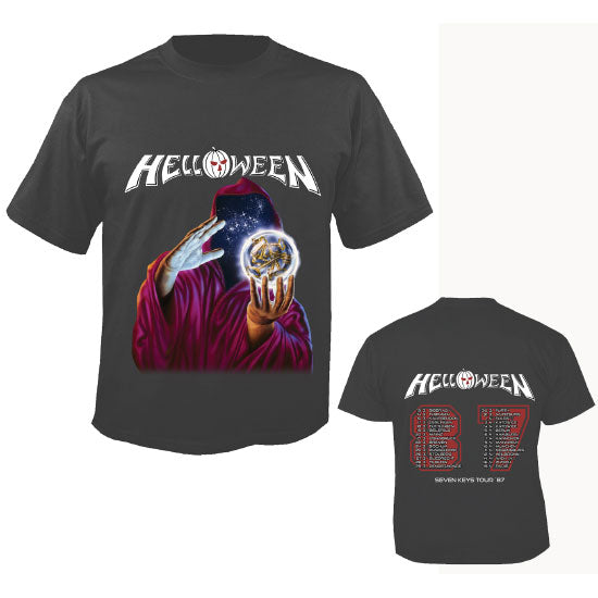 T-Shirt - Helloween - Keeper 87 Tour - Grey | Rock, Heavy Metal, Punk