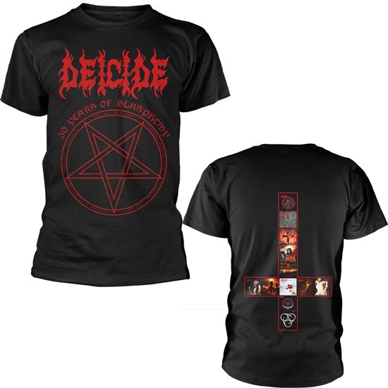 T-Shirt - Deicide - 30 Years Of Blasphemy | Rock, Heavy Metal, Punk