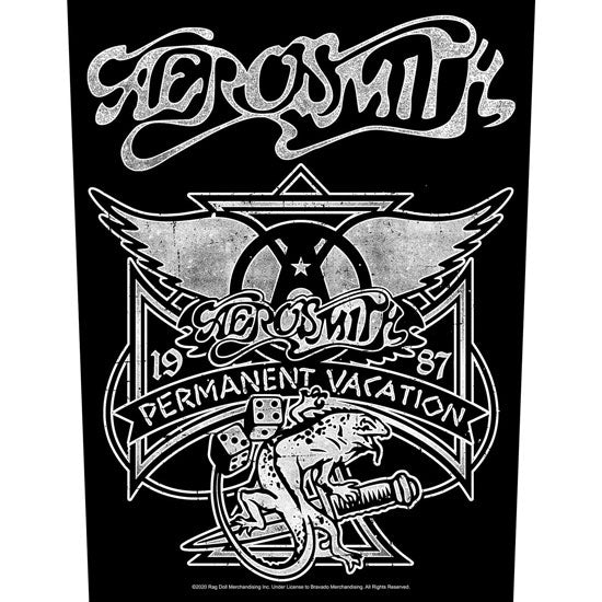 Back Patch - Aerosmith - Permanent Vacation | Rock, Heavy Metal, Punk