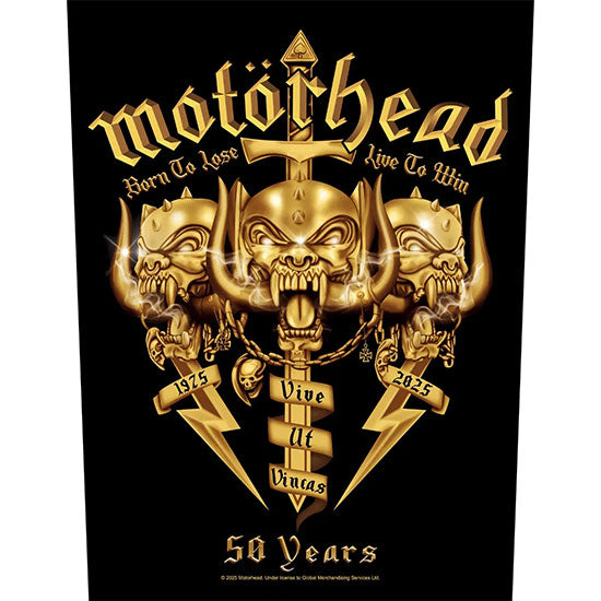 Back Patch - Motorhead - Core 50th | Rock, Heavy Metal, Punk