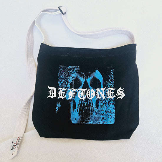 Crossbody Tee Bag - Deftones - Static Skull | Rock, Heavy Metal, Punk
