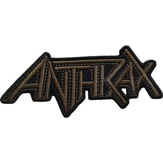 Patch - Anthrax - Brown Logo | Rock, Heavy Metal, Punk