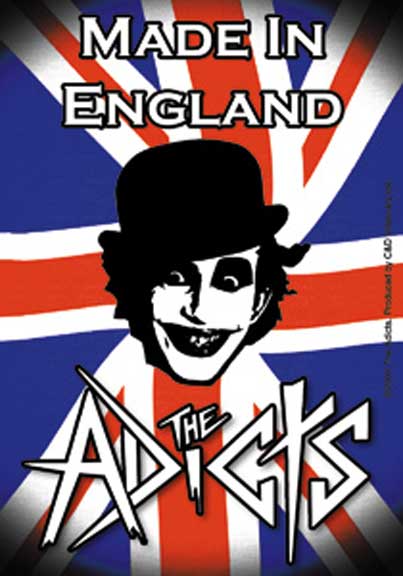 Sticker - The Adicts - Union Jack | Rock, Heavy Metal, Punk