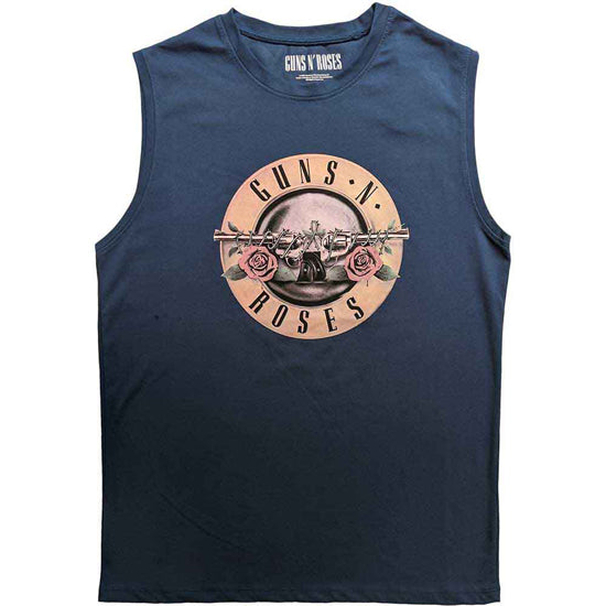 Tank Top - Guns 'N Roses - Classic Logo - Blue | Rock, Heavy Metal, Punk