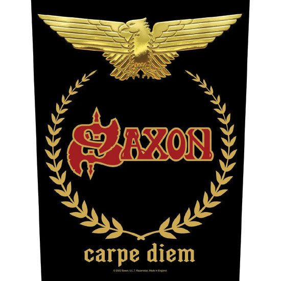 CLEARANCE - Back Patch - Saxon - Carpe Diem | Rock, Heavy Metal, Punk