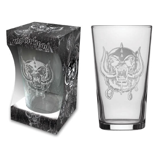 Beer Glass - Motorhead - Warpig Etched Print | Rock, Heavy Metal, Punk