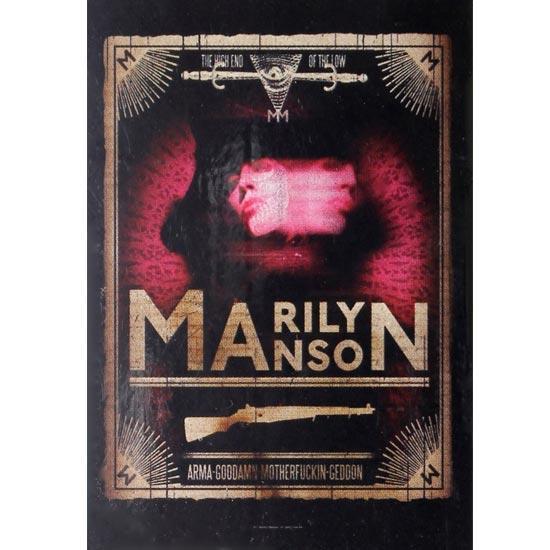 Flag - Marilyn Manson - Tarot Card | Rock, Heavy Metal, Punk