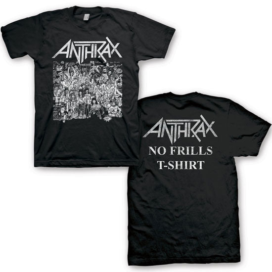 T-Shirt - Anthrax - No Frills Logo | Rock, Heavy Metal, Punk